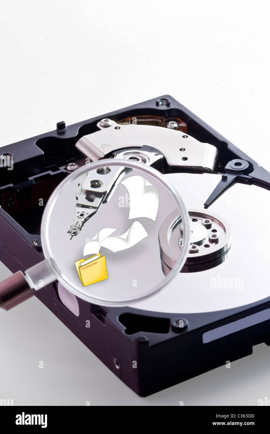 Digital folder lock hi-res stock photography and images - Alamy