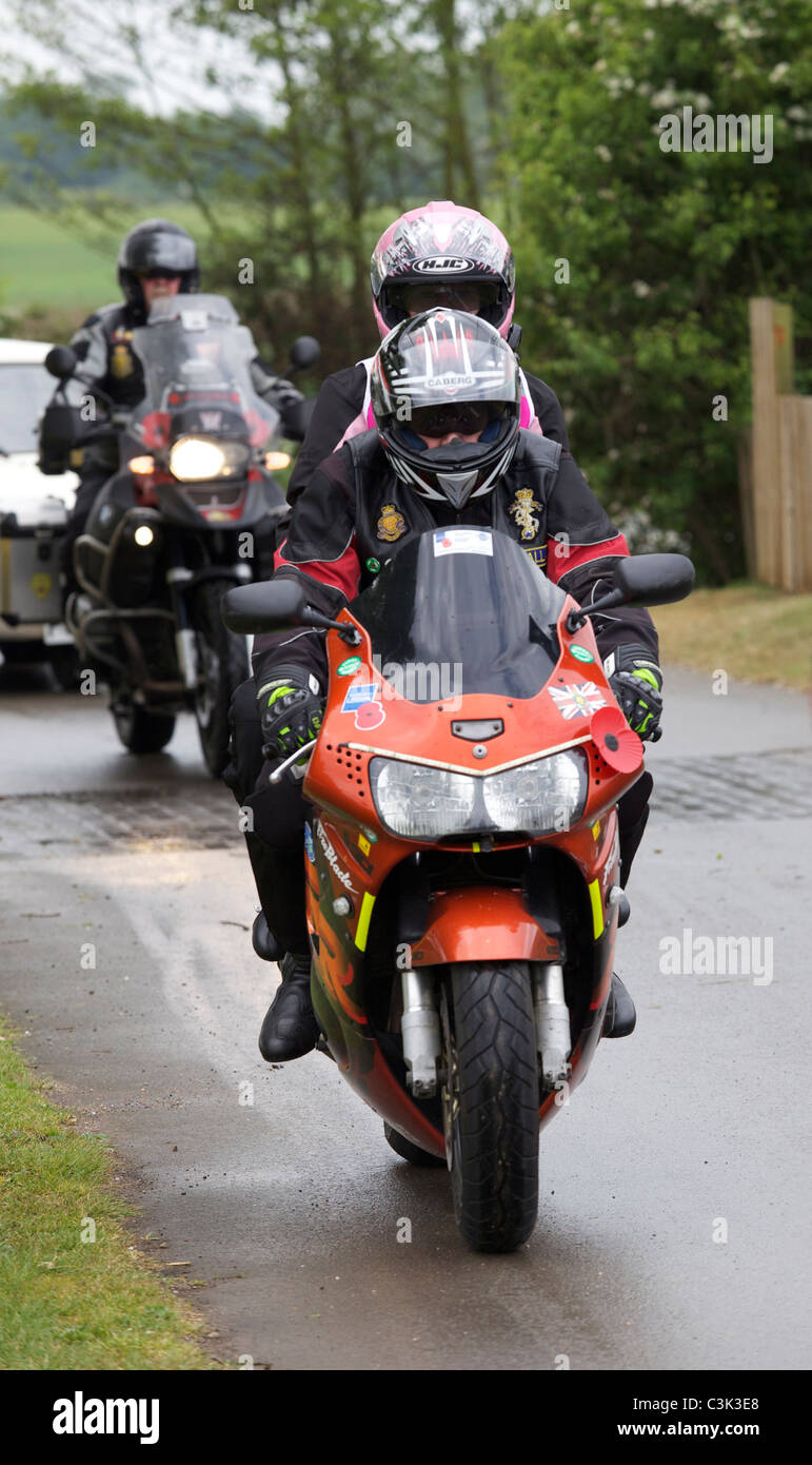 Royal British Legion Riders Branch motorcyclists attend a remembrance ...