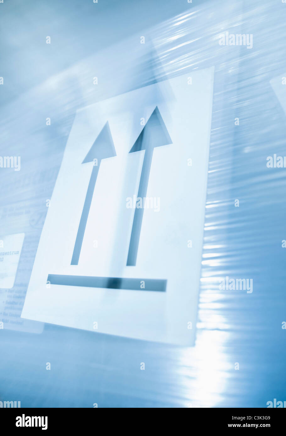 Arrow sign, close up Stock Photo - Alamy