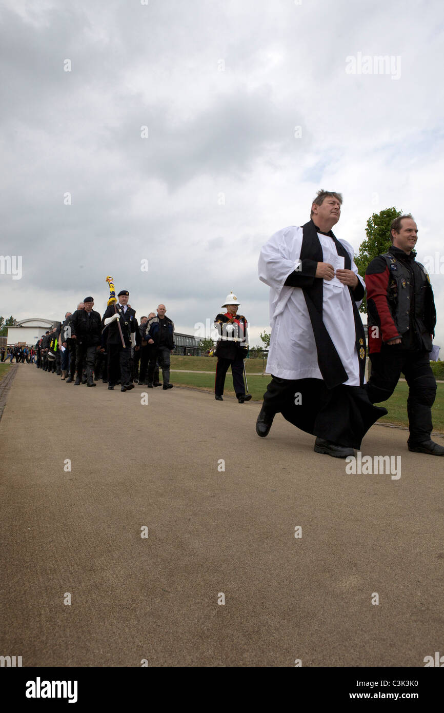 Royal British Legion Riders Branch motorcyclists attend a remembrance ...