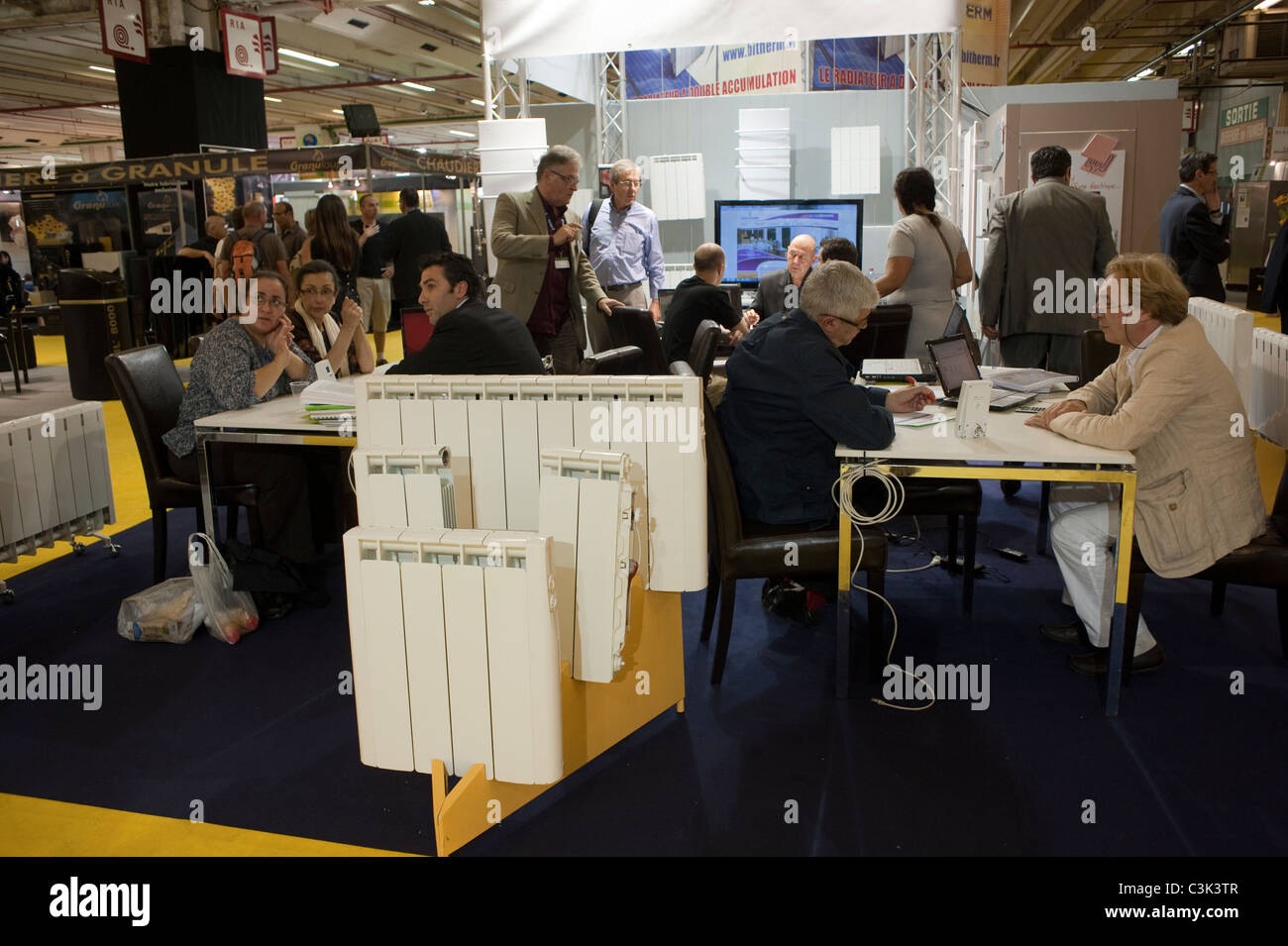 Paris, France, People Visiting Industrial Trade Show, "Foire de Paris ...