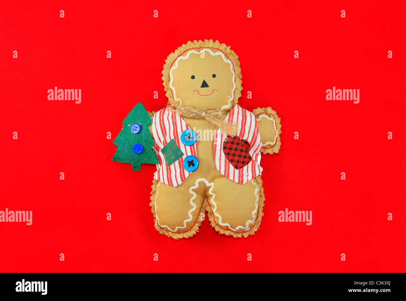 Handmade Gingerbread Man Stock Photo - Alamy