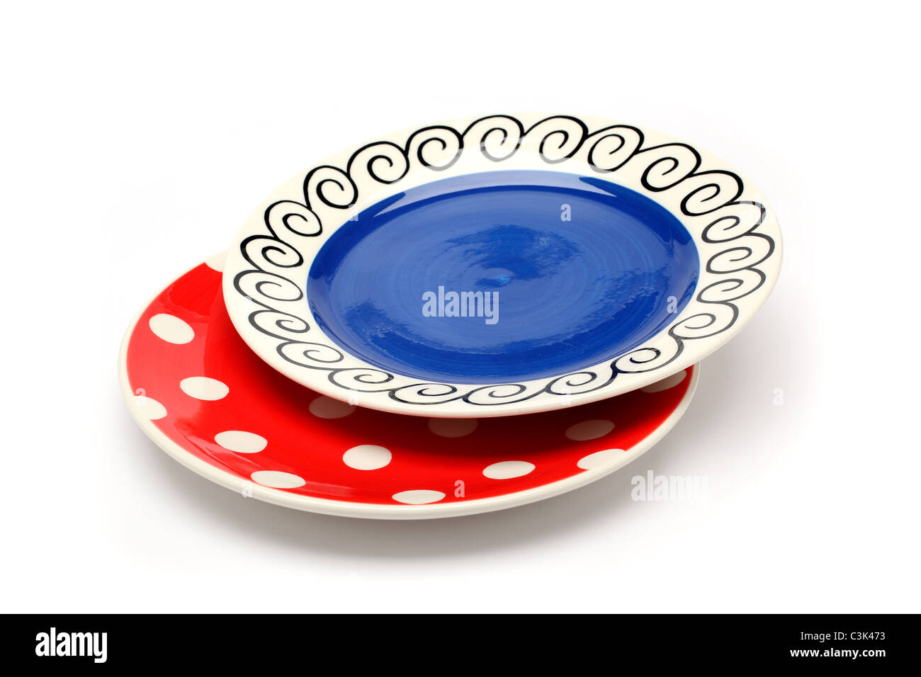 Pile of plates hi-res stock photography and images - Alamy