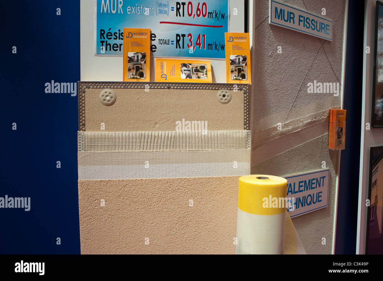 Exterior wall insulation industrial trade show hi-res stock photography ...