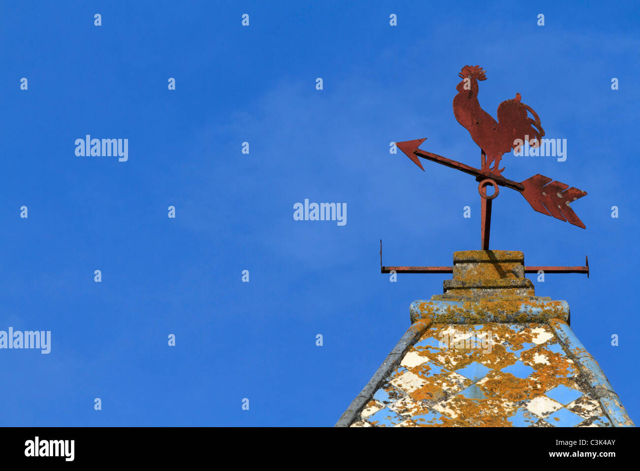 Traditional copper weather vane Stock Photo - Alamy