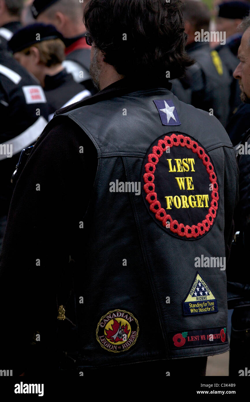 Royal British Legion Riders Branch motorcyclists attend a remembrance ...