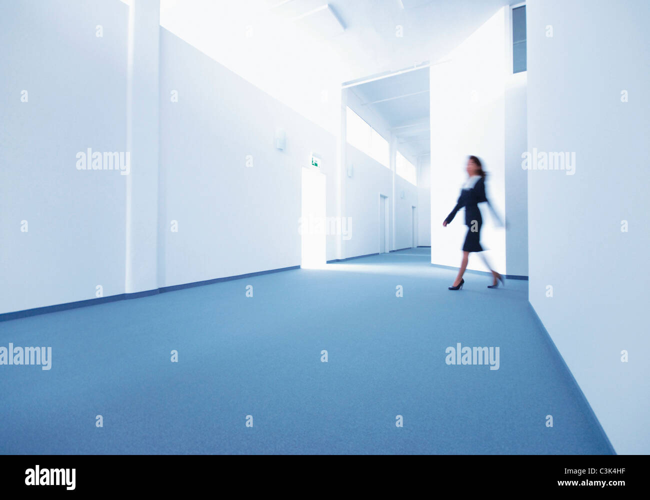 Woman young walking studio shot hi-res stock photography and images - Alamy