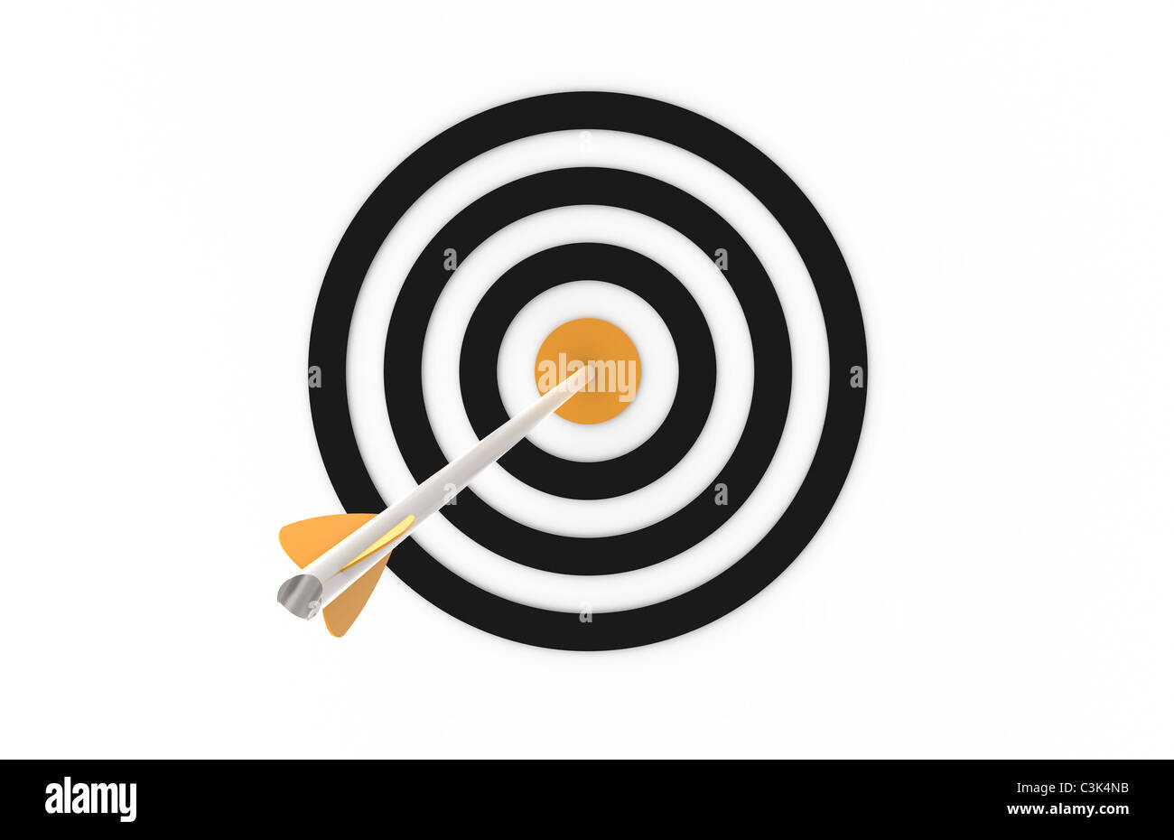 Silver arrow Cut Out Stock Images & Pictures - Alamy