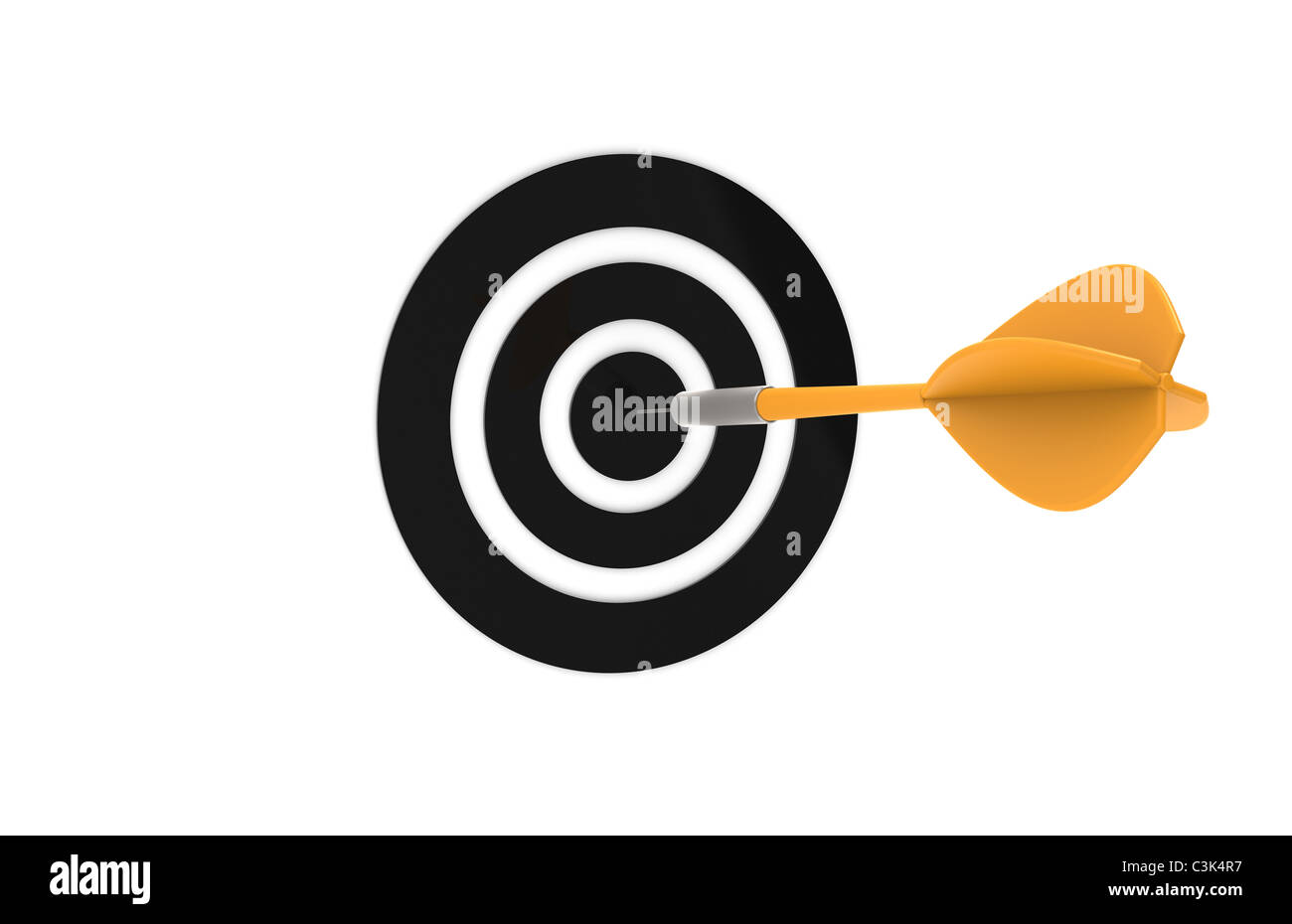 Dart. Orange dart hitting center of Black target Stock Photo - Alamy Dart. Orange dart hitting center of Black target Stock Photo - Alamy