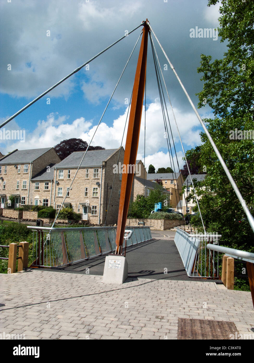 The Jenson Button Bridge in Frome, Somerset, England Stock Photo - Alamy