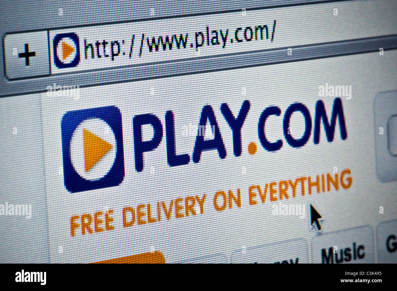 Close up of the Play logo as seen on its website. (Editorial use only ...