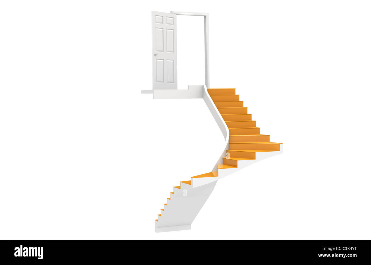 Job opportunity stairs Cut Out Stock Images & Pictures - Alamy