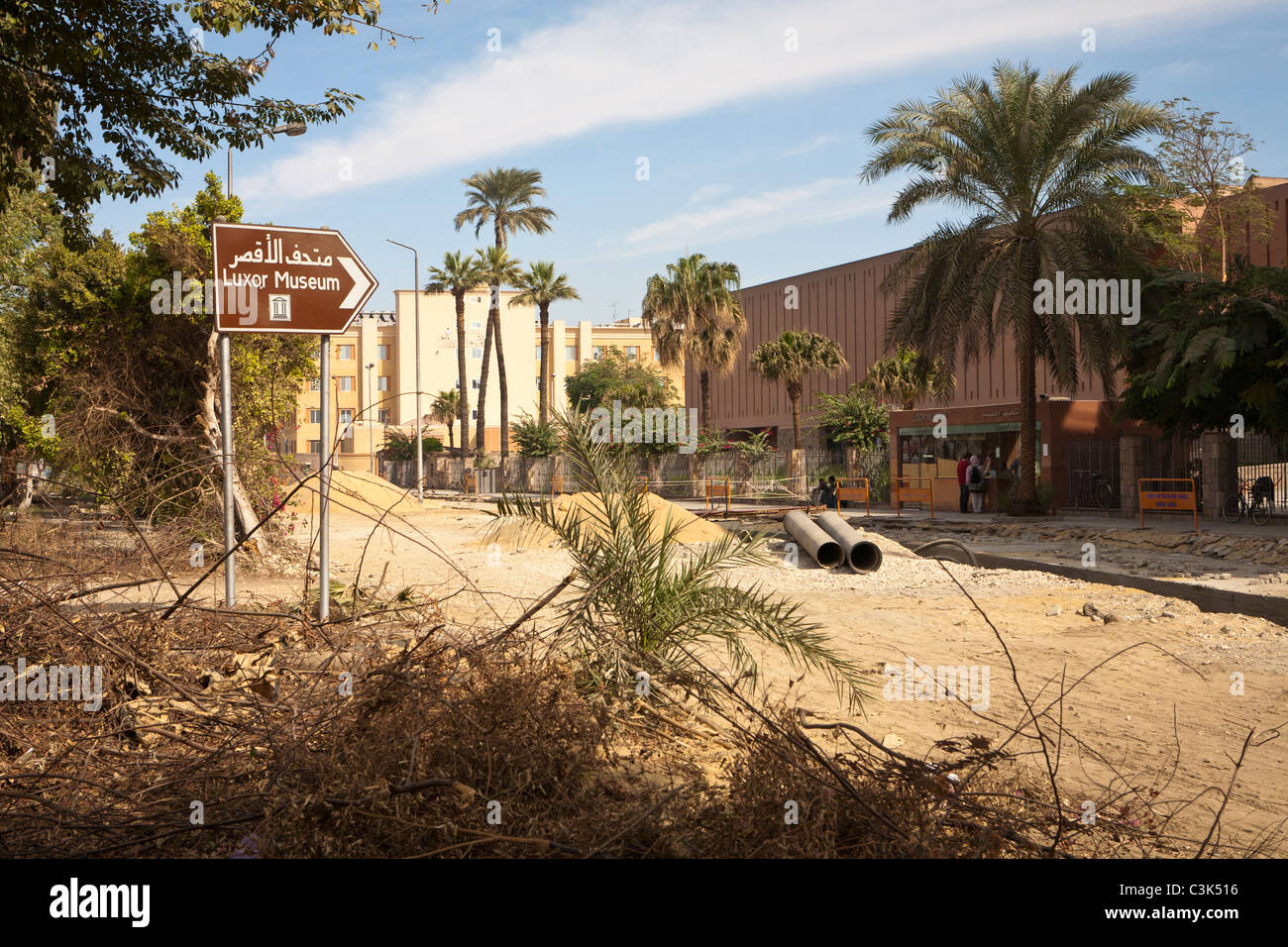 Renovations and modernisation work being carried out in front of the ...