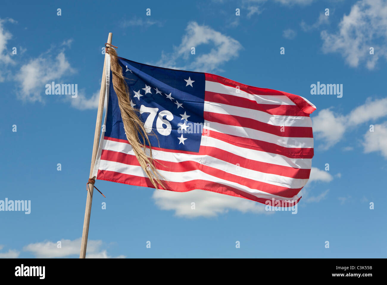 Early American Flag Stock Photo - Alamy