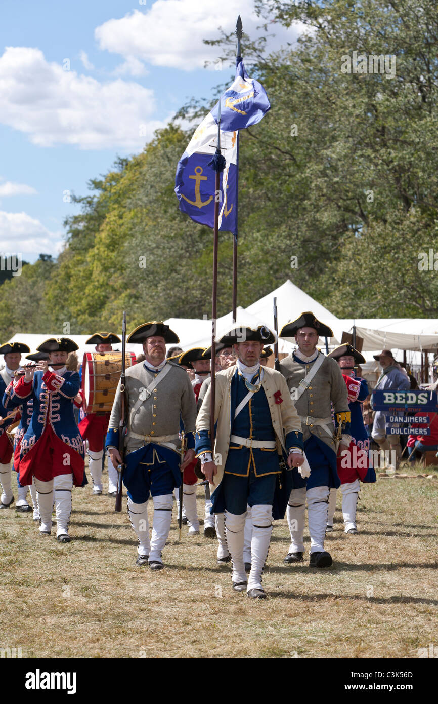 Fife corp from the 18'th century French and Indian wars Stock Photo - Alamy