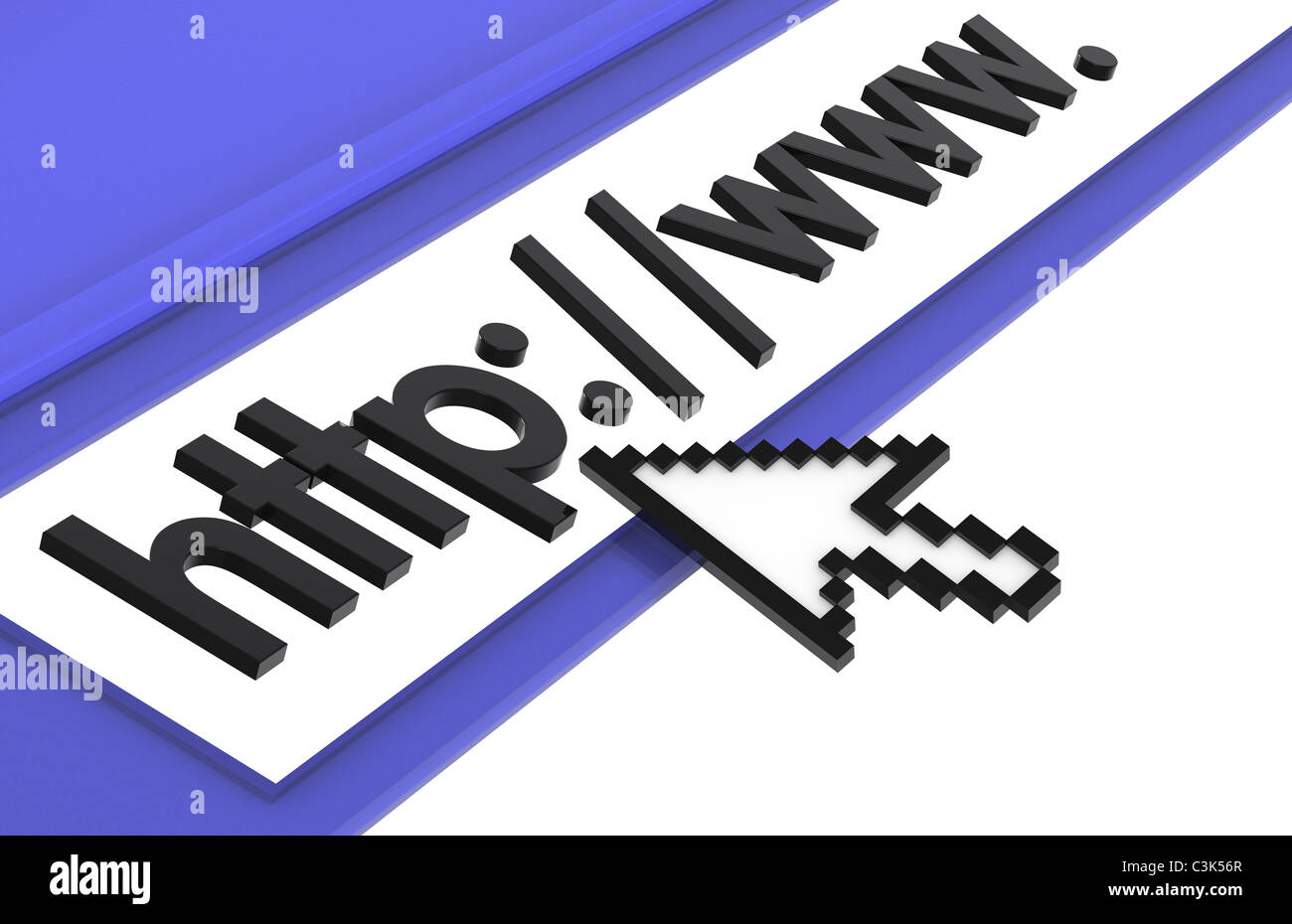 Internet Concept. Browser window, Blue Stock Photo - Alamy