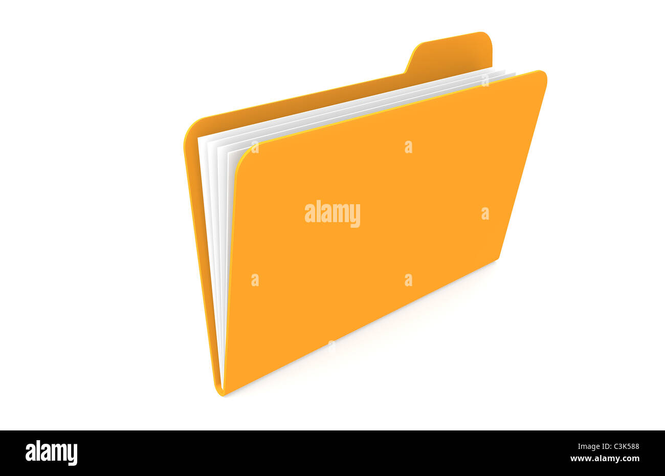 File. Orange File Stock Photo - Alamy