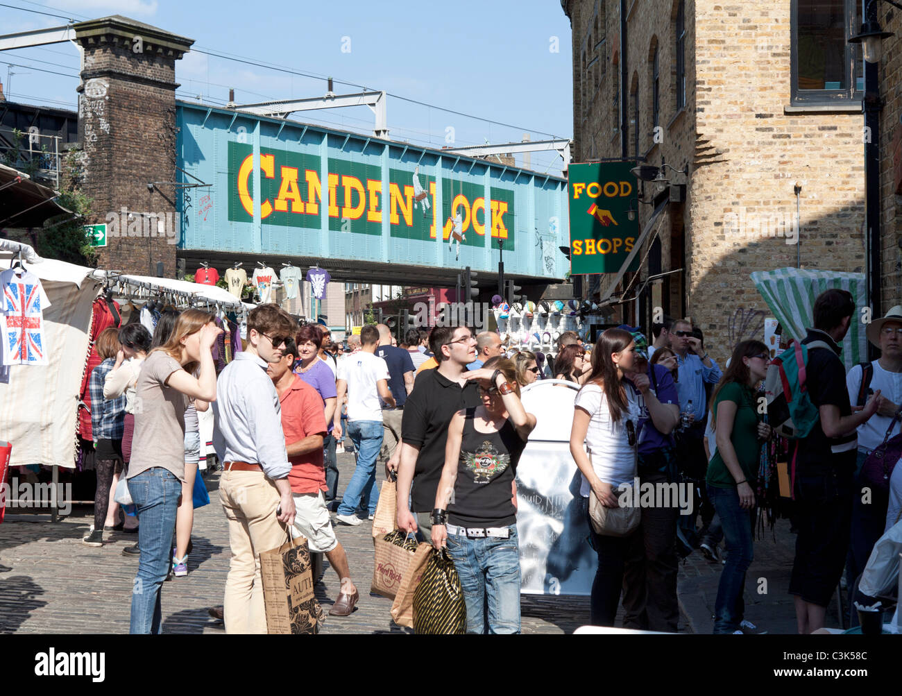 Camden Lock Market - London Stock Photo - Alamy