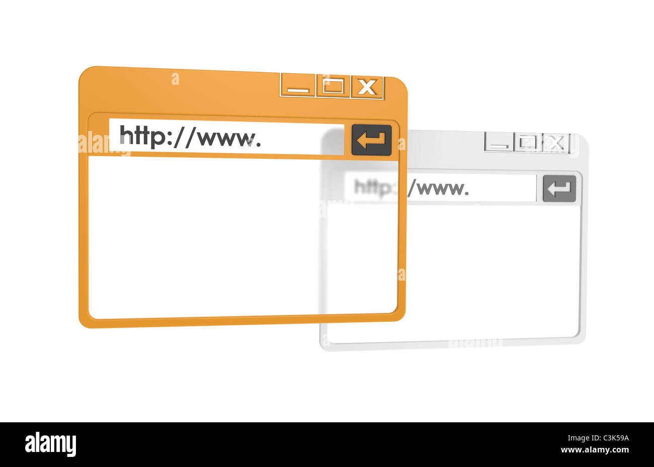 Internet Browser Windows. Internet Browser Windows, simplified. Orange ...