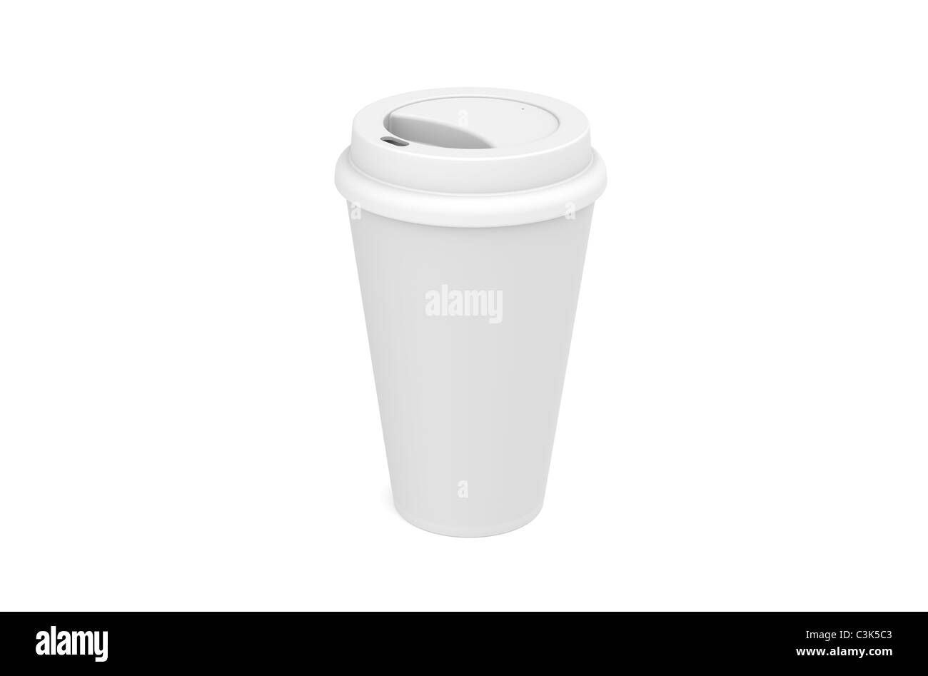 Coffee Cup, isolated on white with copy space Stock Photo - Alamy