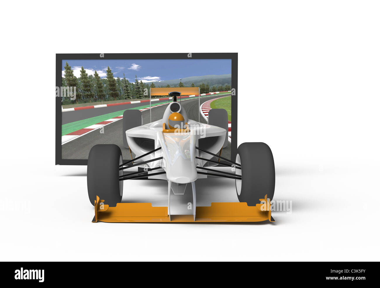 Panel modern car screen Cut Out Stock Images & Pictures - Alamy