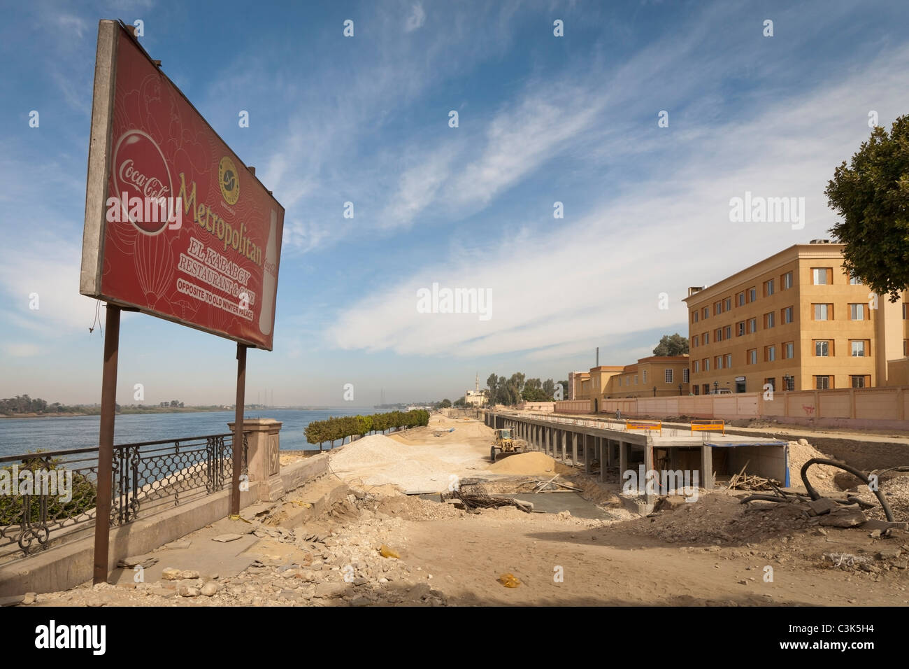Renovations and modernisation work being carried out on the Corniche el ...