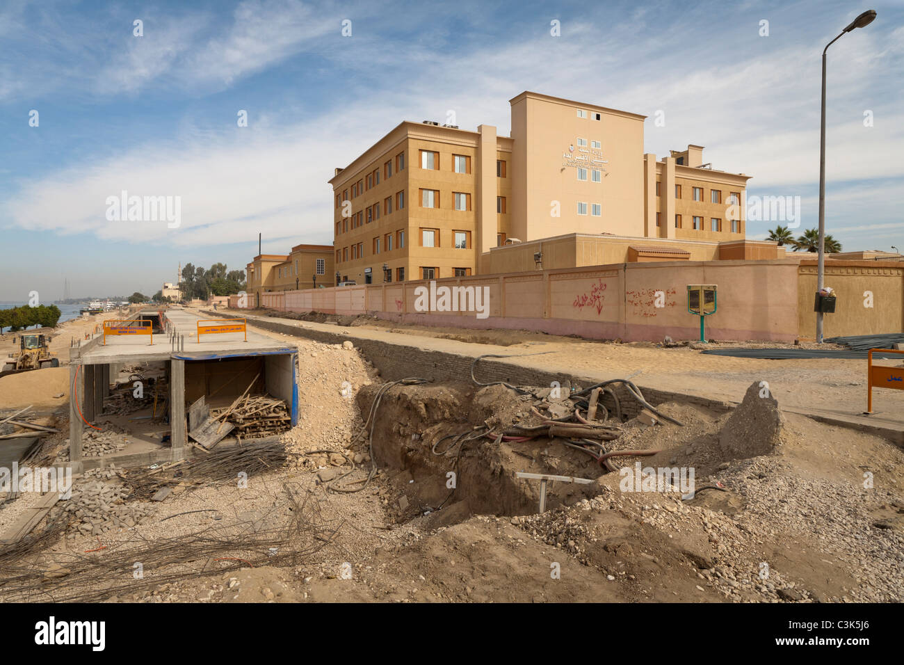 Renovations and modernisation work being carried out on the Corniche el ...