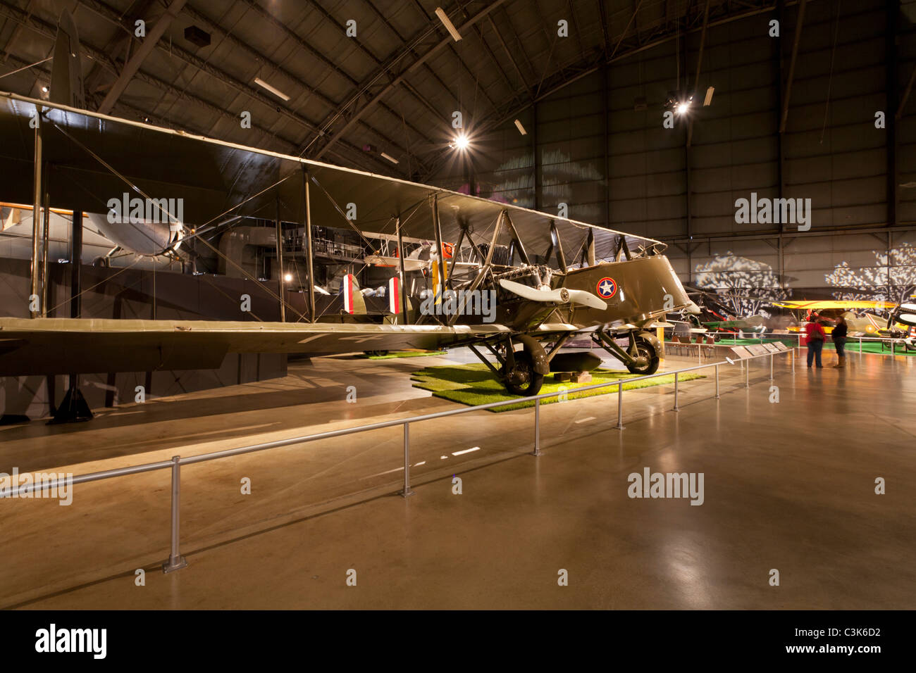 Aircraft displays from the National Museum of the USAF in Dayton, Ohio ...