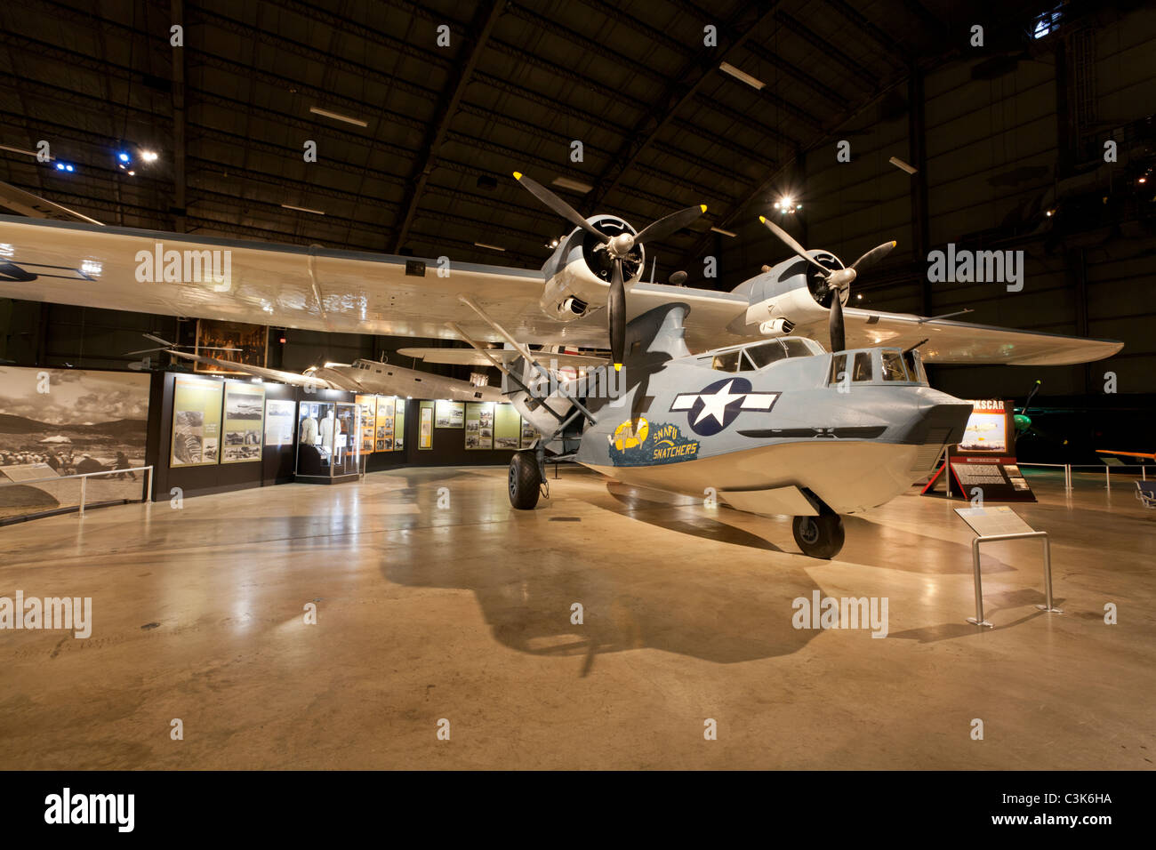 Aircraft displays from the National Museum of the USAF in Dayton, Ohio ...
