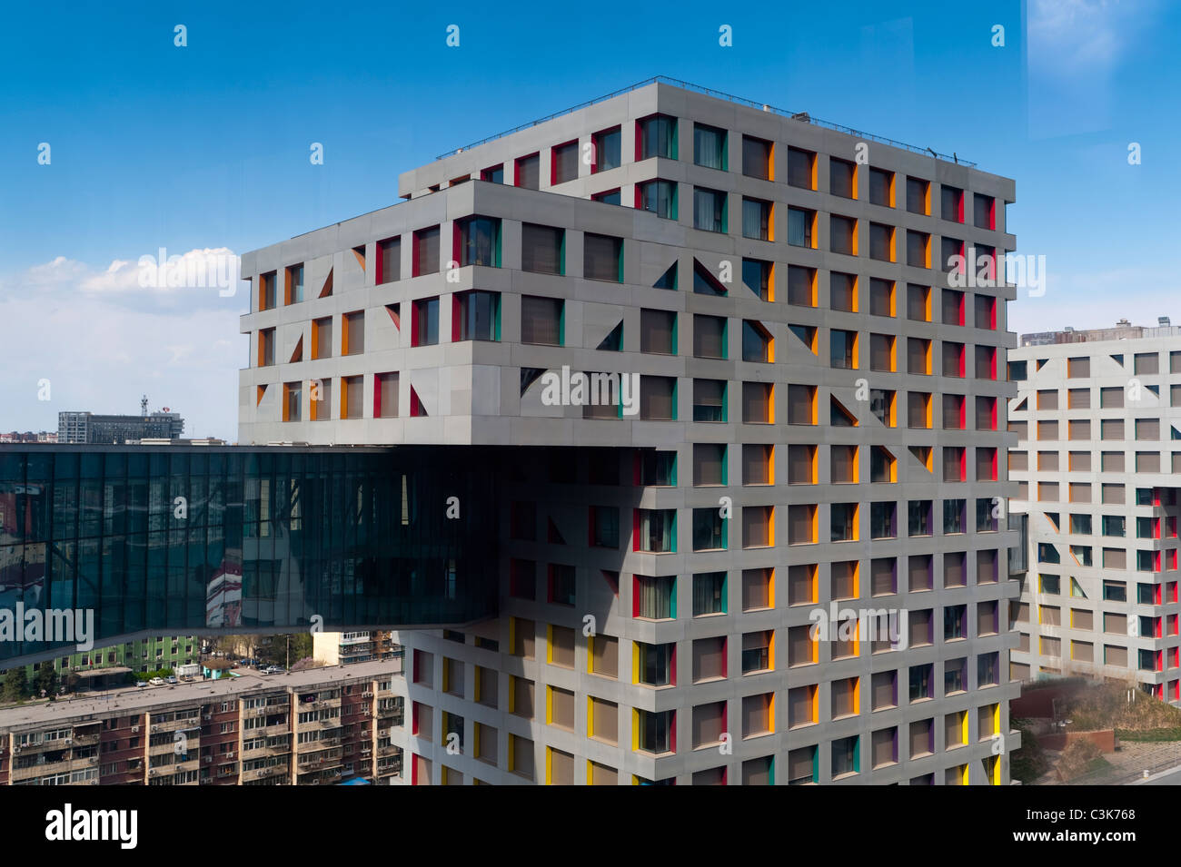 Moma Linked Hybrid complex by architect Steven Holl, 2009, Dongzhimen ...