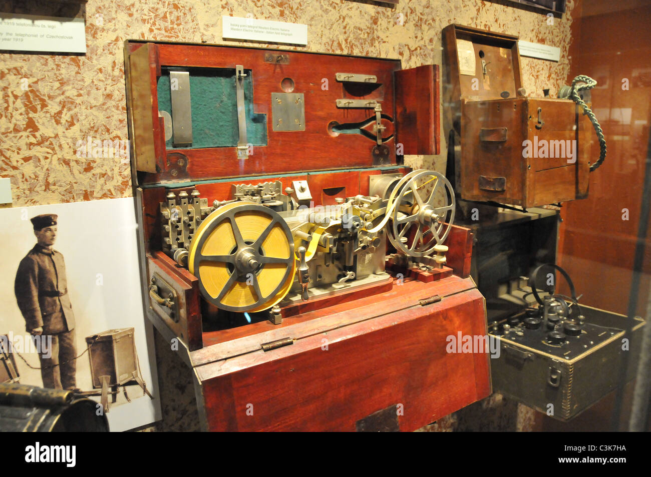 World War One Radio comunications Stock Photo - Alamy