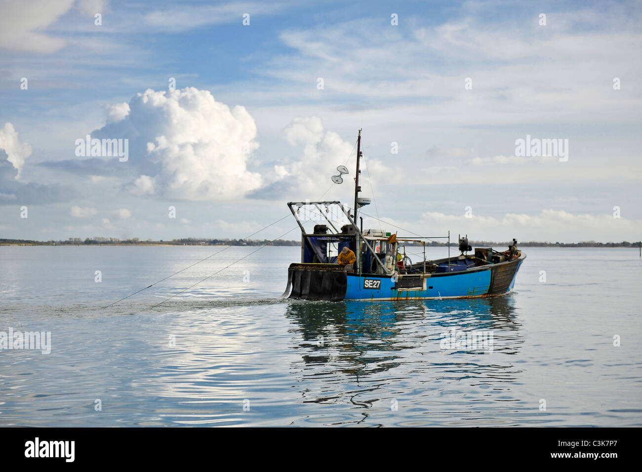 trawling fishing boat Stock Photo - Alamy