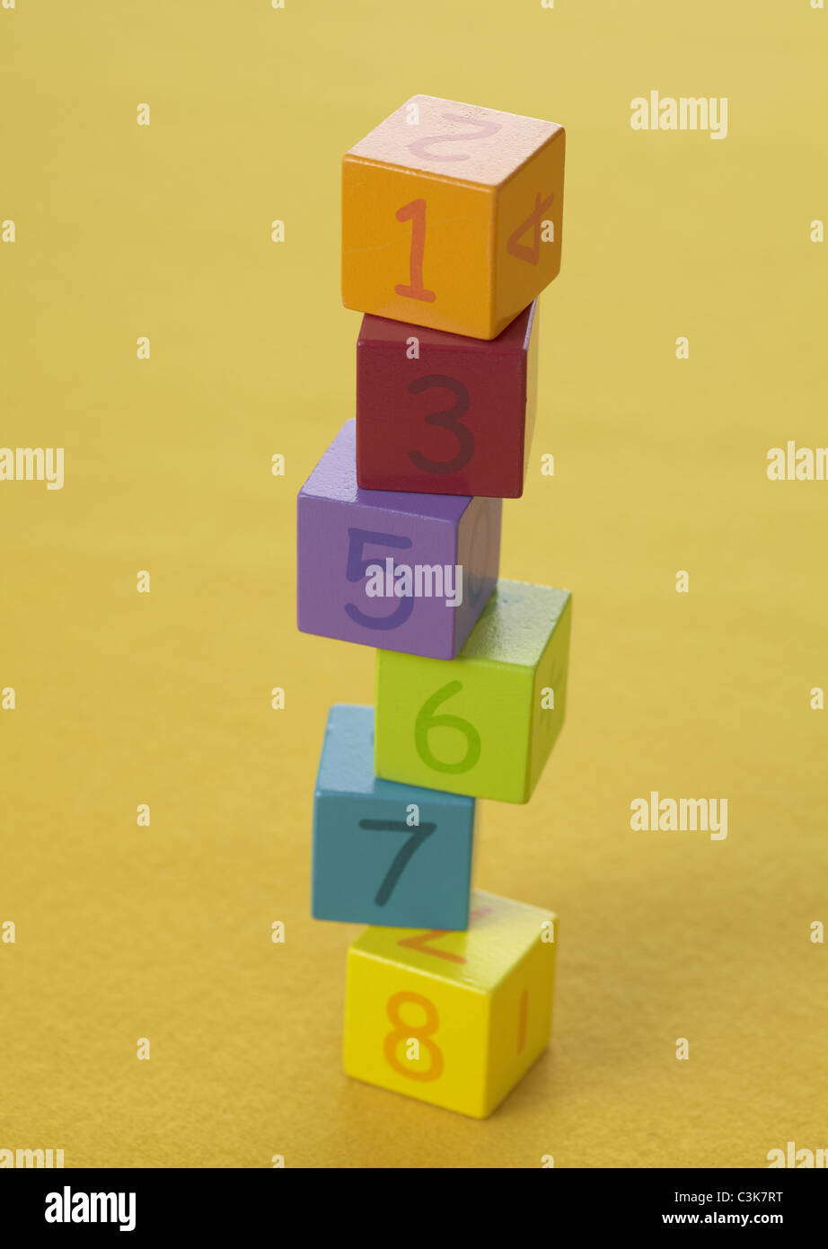 Number blocks hi-res stock photography and images - Alamy