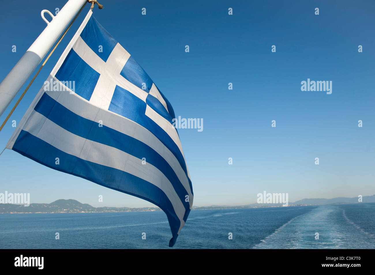Flag boat hi-res stock photography and images - Alamy