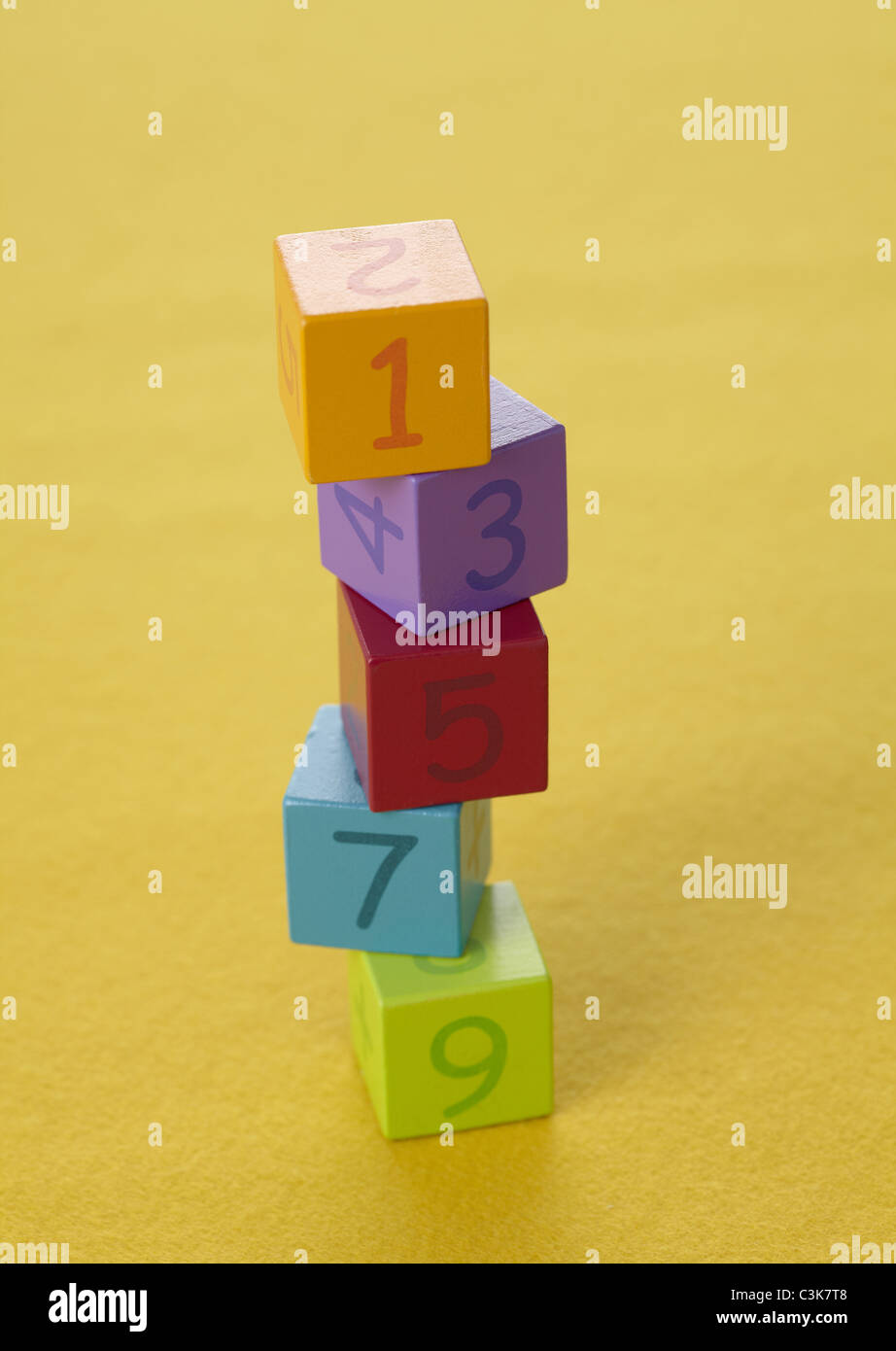 Number blocks hi-res stock photography and images - Alamy