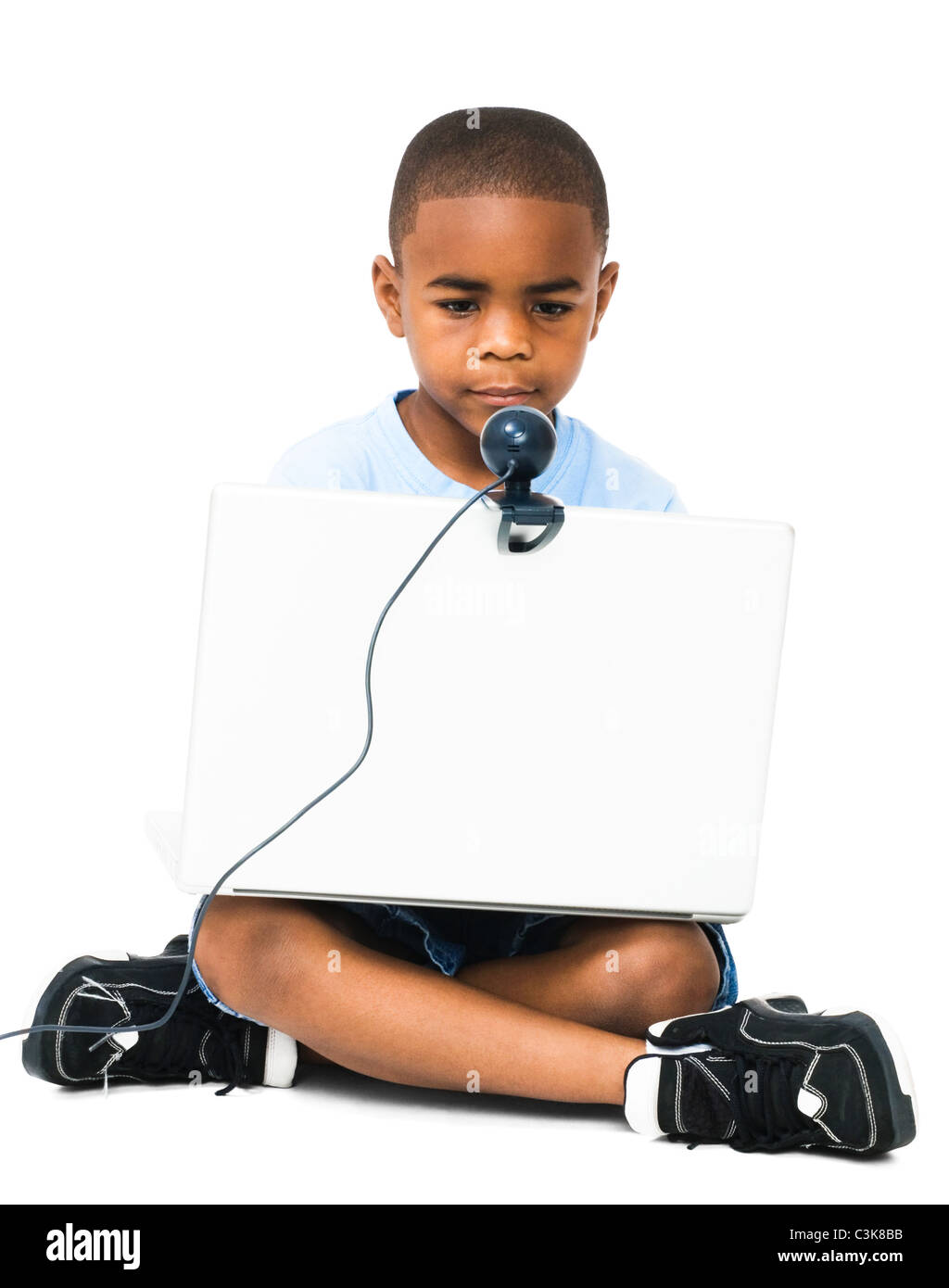 Boy using Cut Out Stock Images & Pictures - Alamy