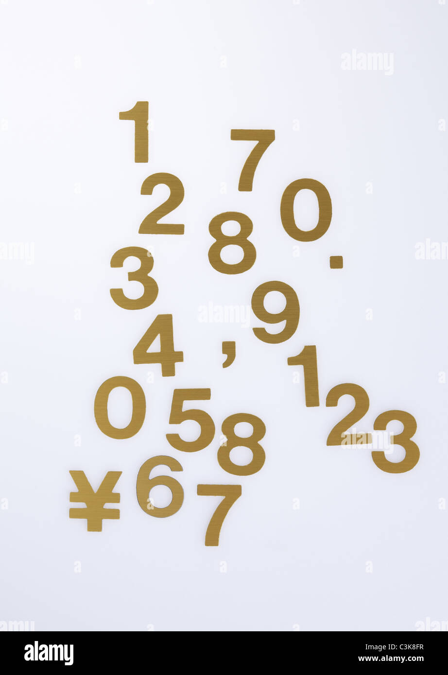 Number shaped hi-res stock photography and images - Alamy