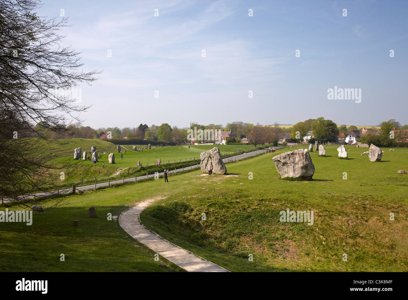 Avebury Stone Circle, Avebury, Wiltshire, England, UK Stock Photo - Alamy