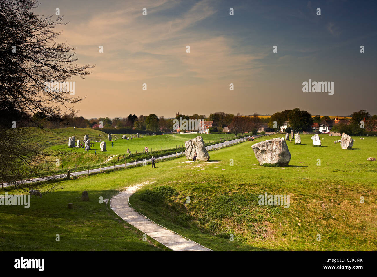 Avebury Stone Circle, Avebury, Wiltshire, England, UK Stock Photo - Alamy