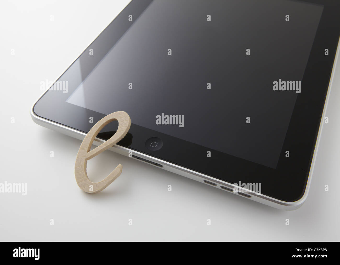 Tablet PC and alphabet Stock Photo - Alamy