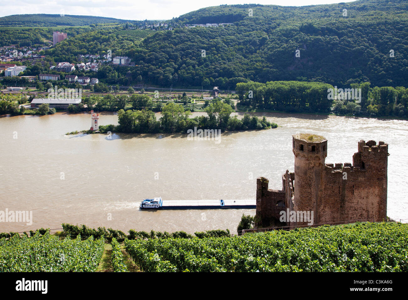 View of ehrenfels castle hi-res stock photography and images - Alamy