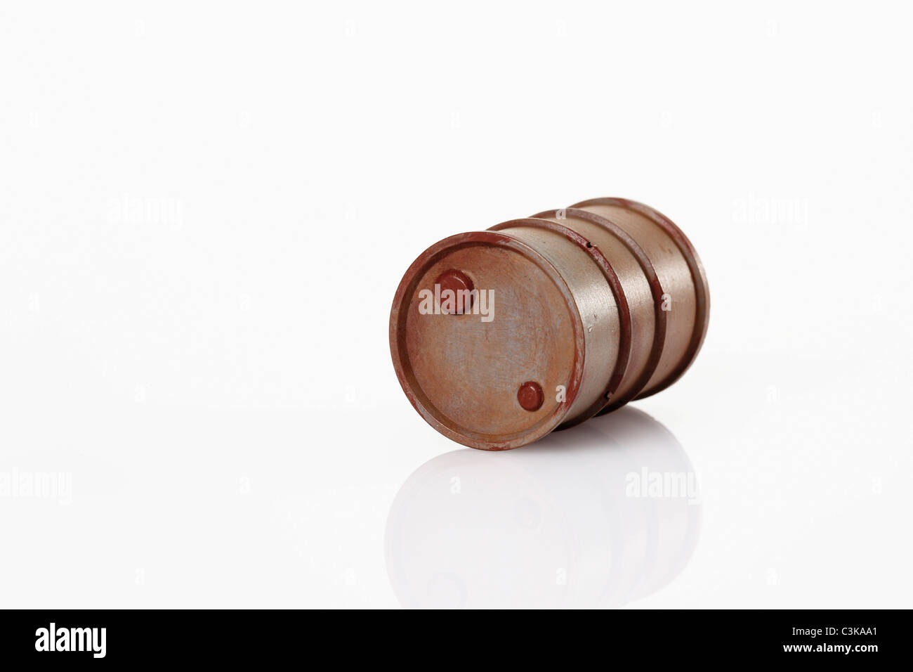 Barrel on white background Stock Photo - Alamy