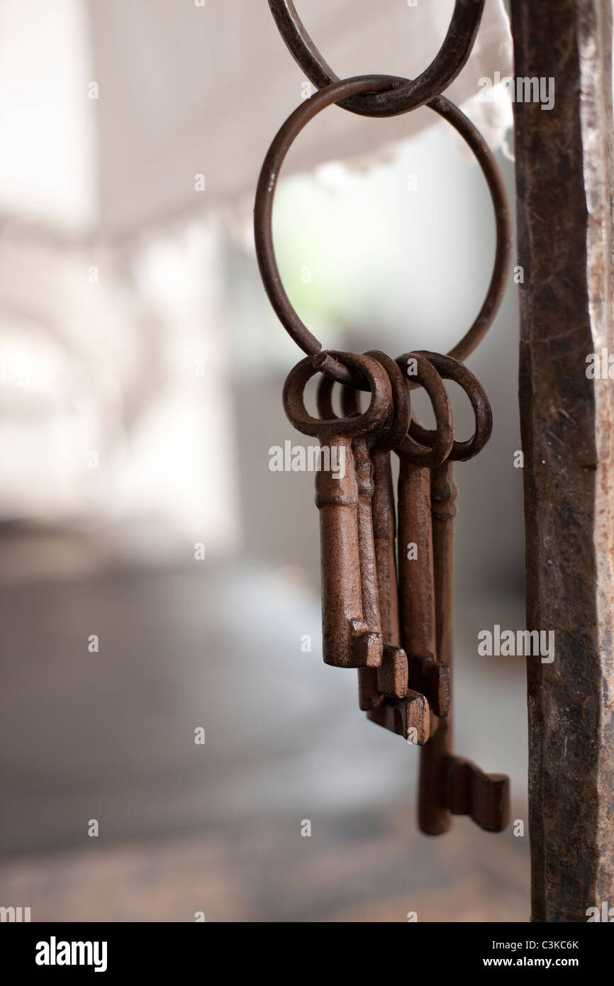 Old rusty keys Stock Photo - Alamy
