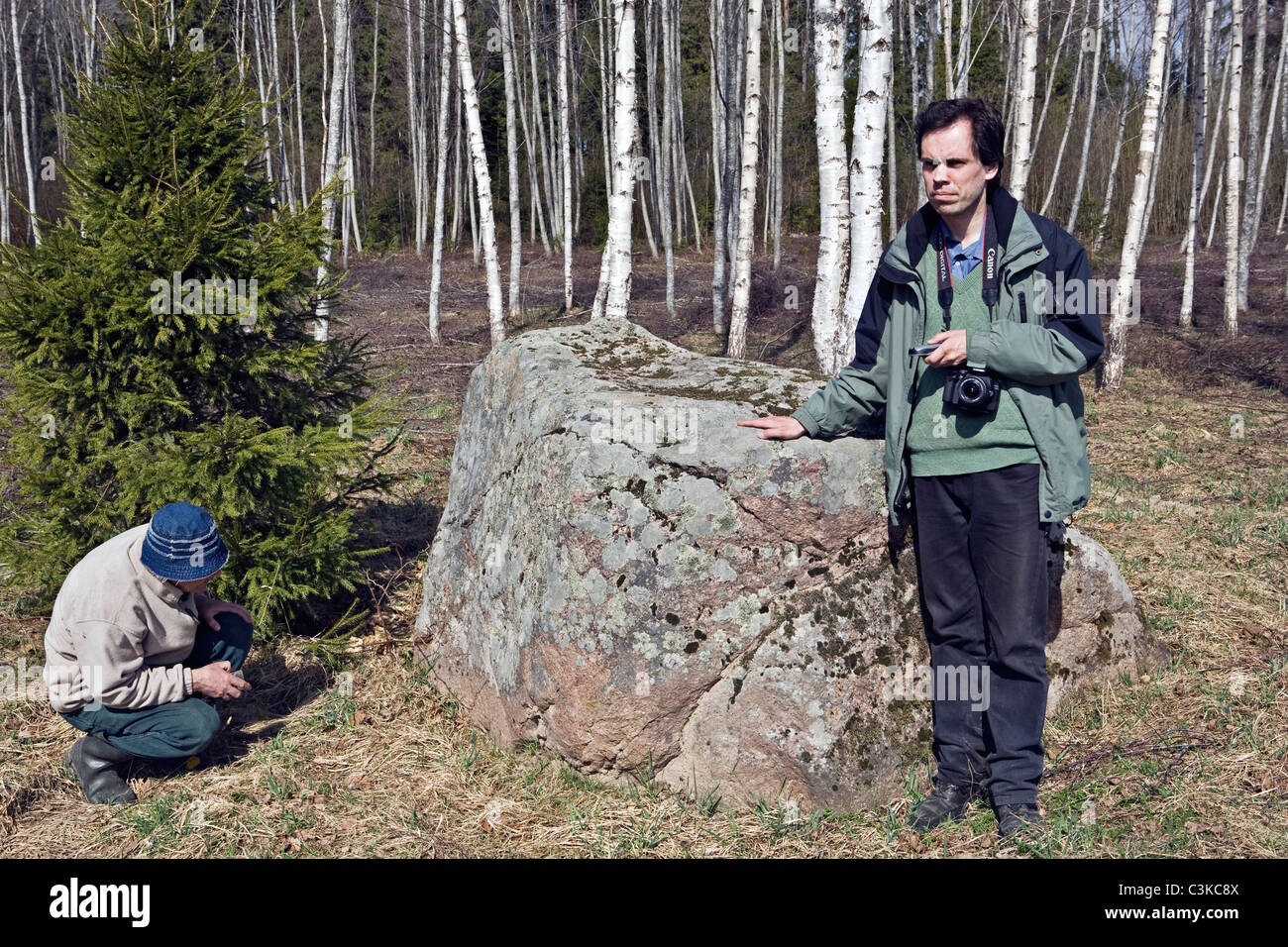 Velna Pulkstenis ( Devil's watch) Large boulder with cultural and ...