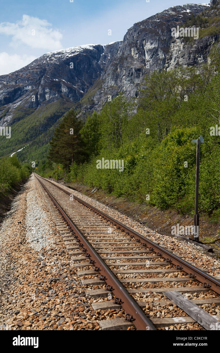 Rural railroad in mountains hi-res stock photography and images - Alamy