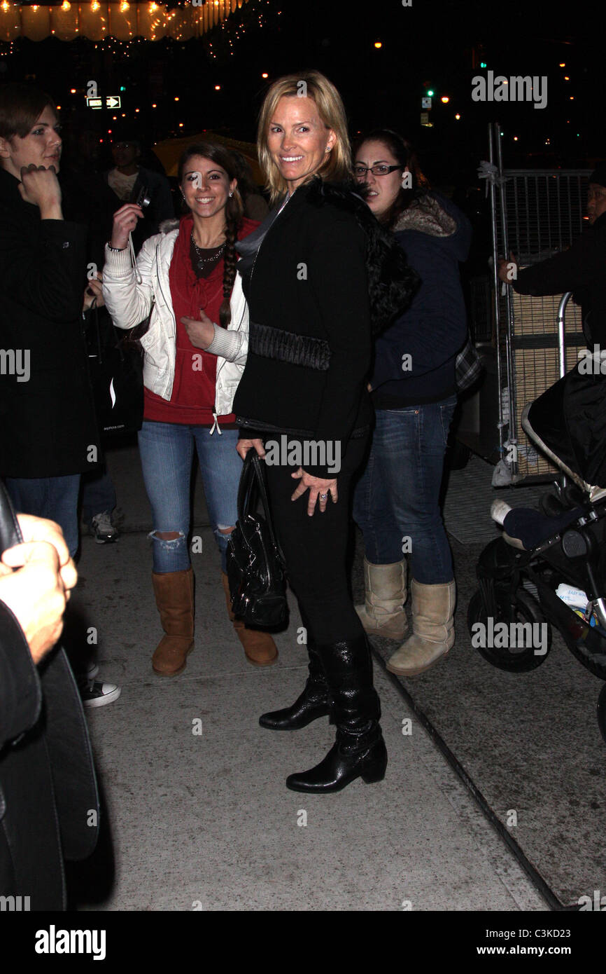Janet Jones seen out in Midtown with her husband. New York City, USA ...