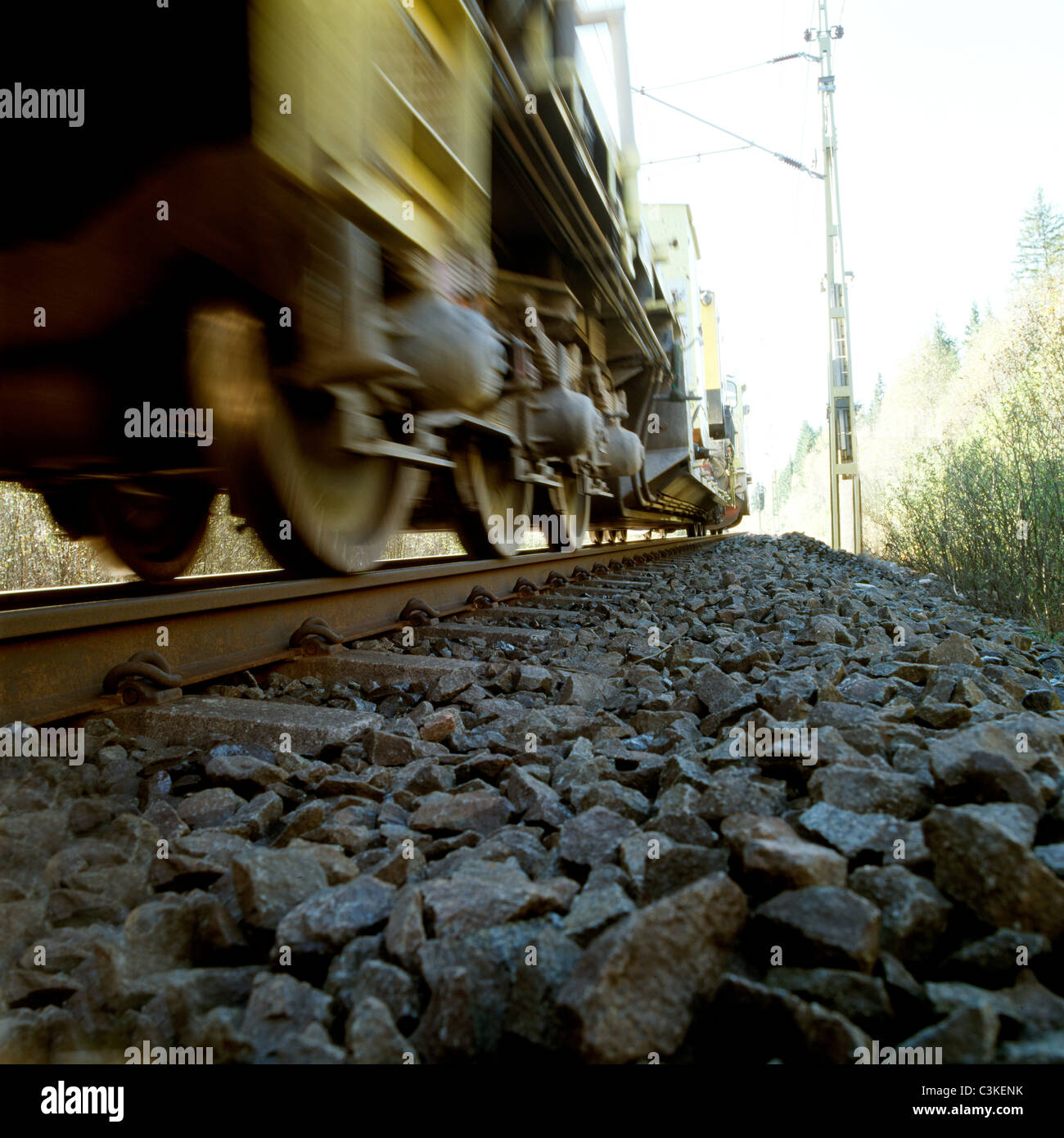 Close up of train wheels hi-res stock photography and images - Alamy
