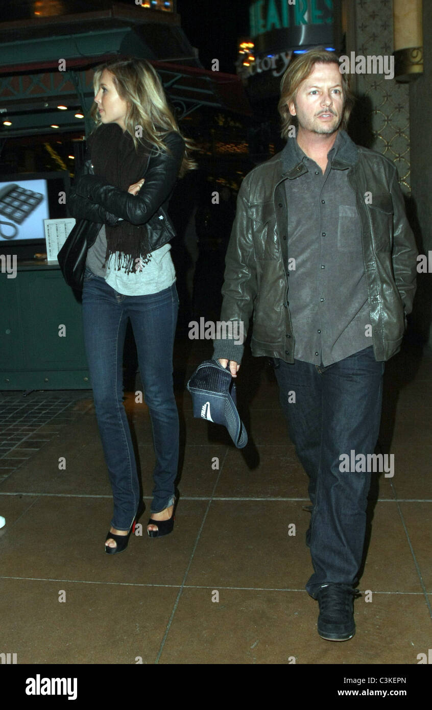 Actor David Spade with a female friend went into movie theatre then ...