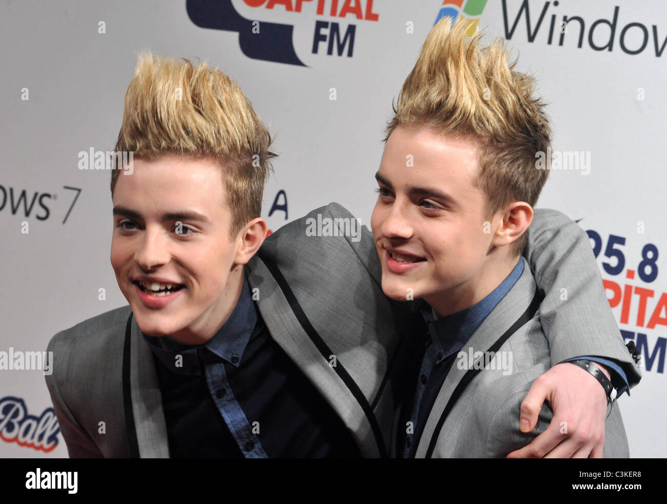 John Grimes and Edward Grimes The Jingle Bell Ball held at the O2 Arena ...