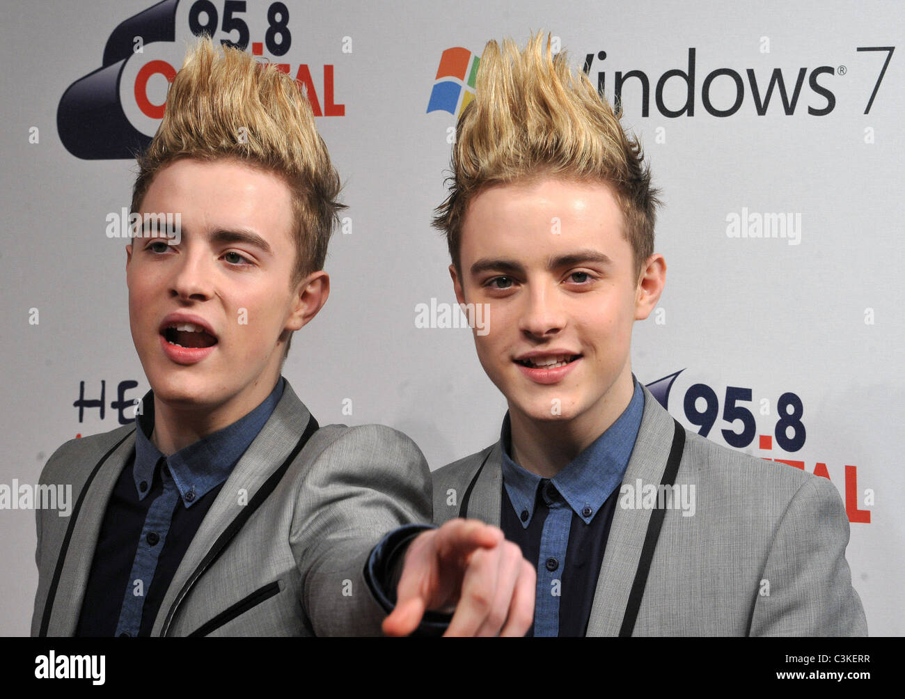 John Grimes and Edward Grimes The Jingle Bell Ball held at the O2 Arena ...